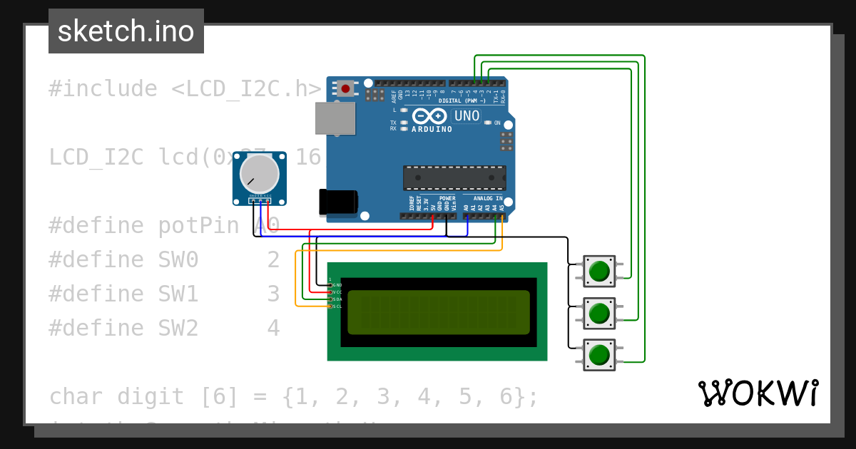 Big Digit Clock Wokwi Esp32 Stm32 Arduino Simulator 5939