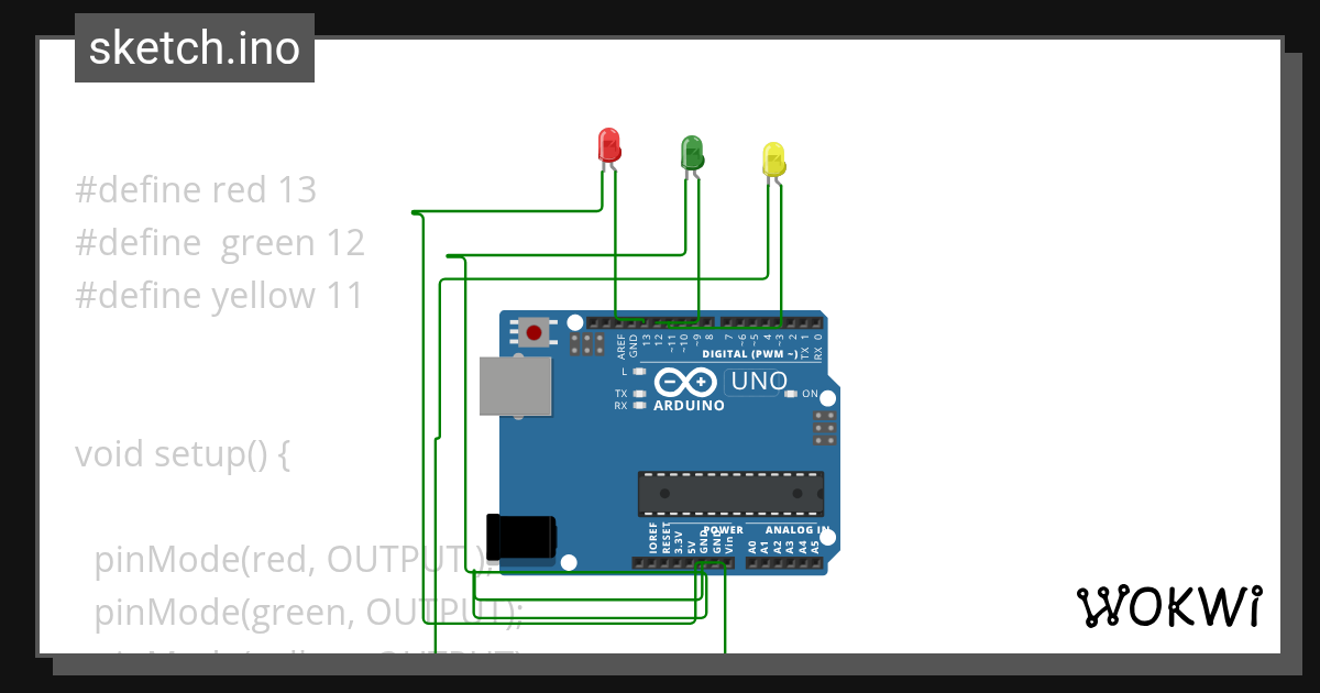 Traffic Signal Copy Copy Wokwi Esp32 Stm32 Arduino Simulator