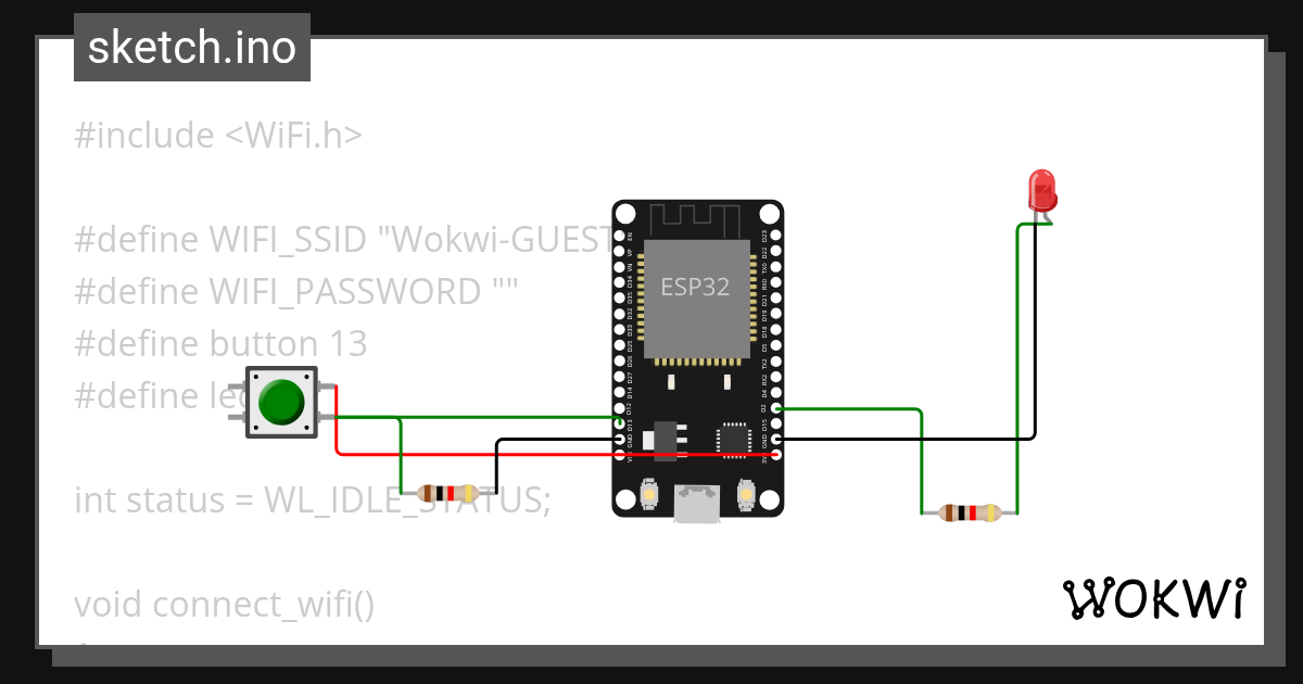 challent 2 ESP-32 - Wokwi ESP32, STM32, Arduino Simulator