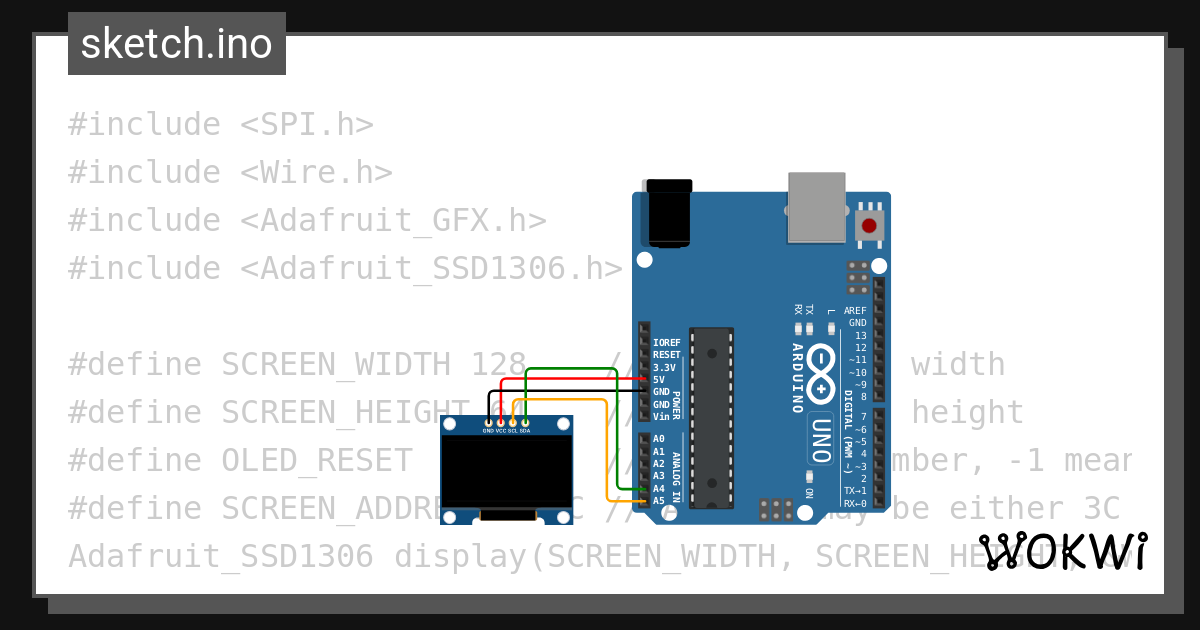 Oled Display Ssd1306 With Arduino Wokwi Esp32 Stm32 Arduino Simulator 0798