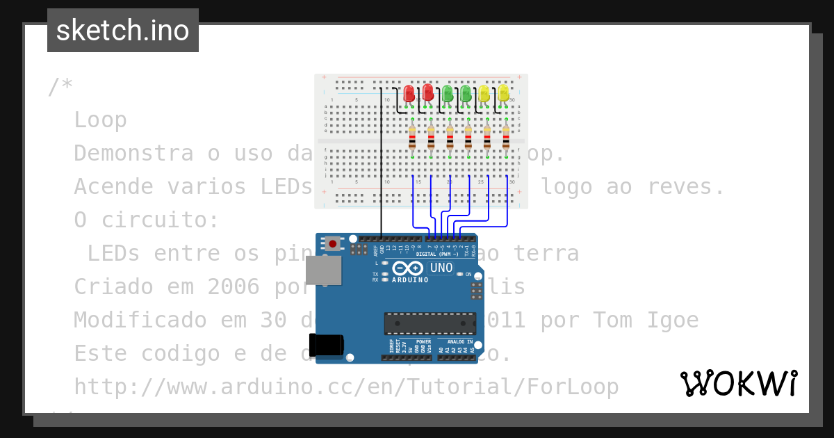 97 Loop Wokwi Esp32 Stm32 Arduino Simulator