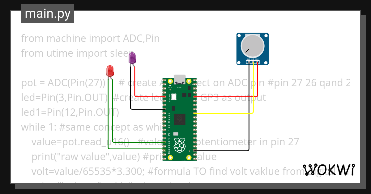 pot Copy finished - Wokwi ESP32, STM32, Arduino Simulator