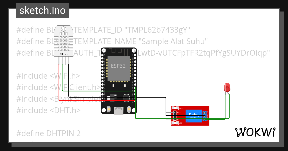Sample Suhu Wokwi Esp32 Stm32 Arduino Simulator 0358