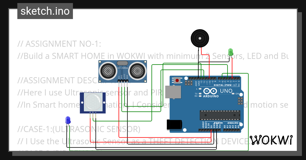 Assignment-1 - Wokwi ESP32, STM32, Arduino Simulator