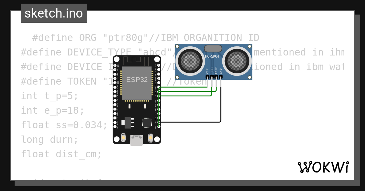 Assignment 3 Sakthivel Distance Calculation K Wokwi Esp32 Stm32 Arduino Simulator