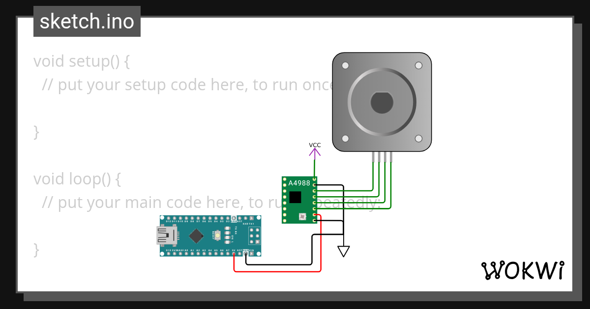 Arm Robot Example - Wokwi ESP32, STM32, Arduino Simulator