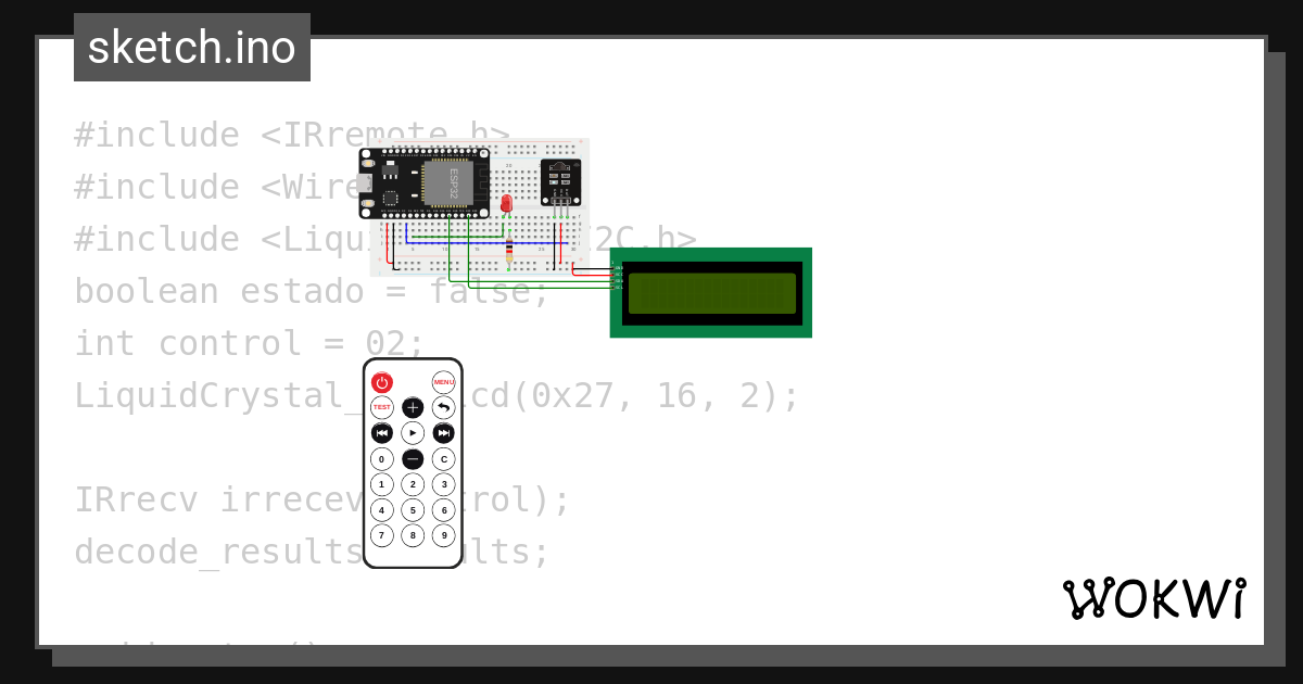 Irremote Copy Copy Wokwi Esp32 Stm32 Arduino Simulator 