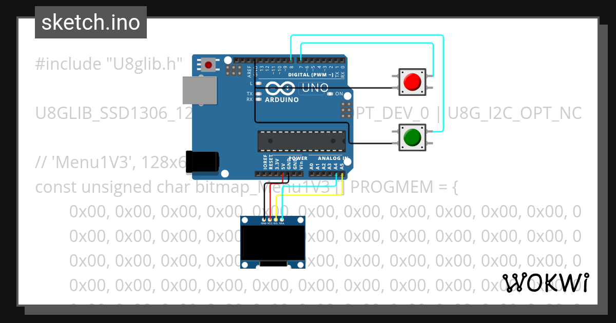 Arduino menu - Wokwi ESP32, STM32, Arduino Simulator