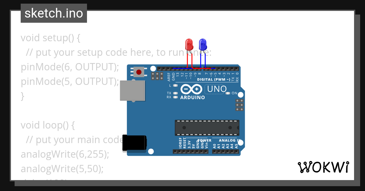 Lamp Sirine Wokwi Esp32 Stm32 Arduino Simulator 7044
