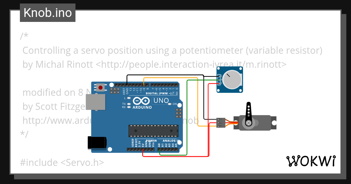 Knob.ino Copy - Wokwi ESP32, STM32, Arduino Simulator