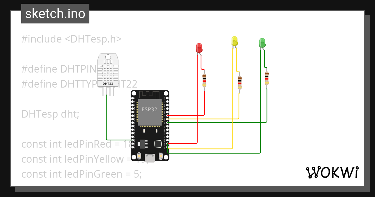 Sensor Temperatur Wokwi Esp32 Stm32 Arduino Simulator