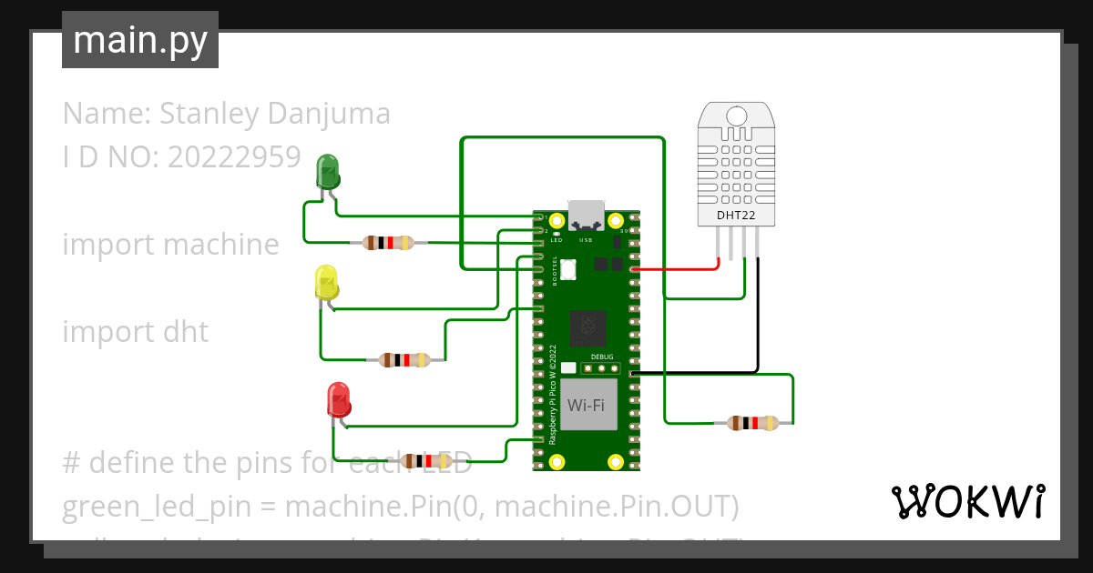 Assignment 3 - Wokwi ESP32, STM32, Arduino Simulator