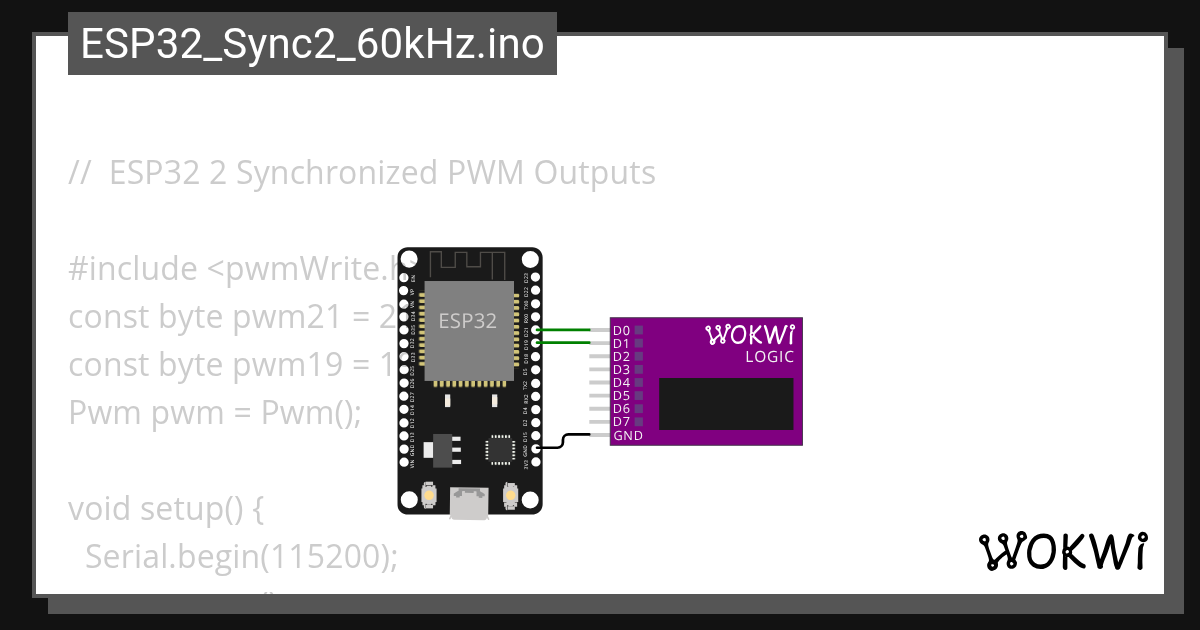 Wokwi - Online ESP32, STM32, Arduino Simulator