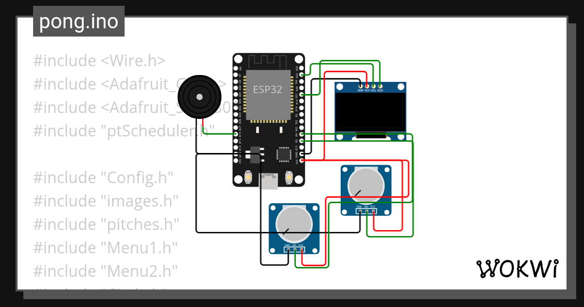 pong - Wokwi ESP32, STM32, Arduino Simulator pong - Wokwi ESP32, STM32, Arduino Simulator