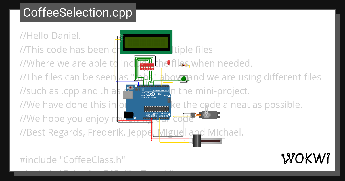 Dansk - SCVM - Mini-project - Wokwi ESP32, STM32, Arduino Simulator