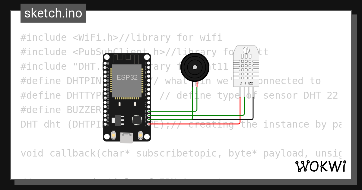 Iot Sensor Wokwi Esp32 Stm32 Arduino Simulator