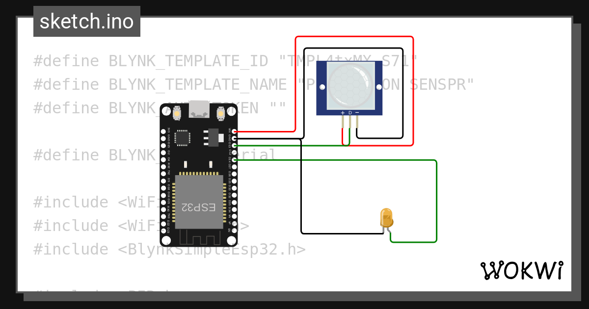 Pir Motion Sensor And Dht22 Copy Wokwi Esp32 Stm32 Arduino Simulator 0251
