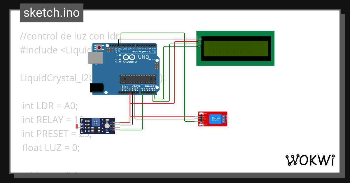 Ldr Wokwi Esp32 Stm32 Arduino Simulator 