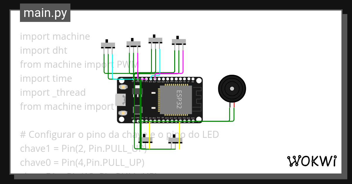 exercicio3 - Wokwi ESP32, STM32, Arduino Simulator