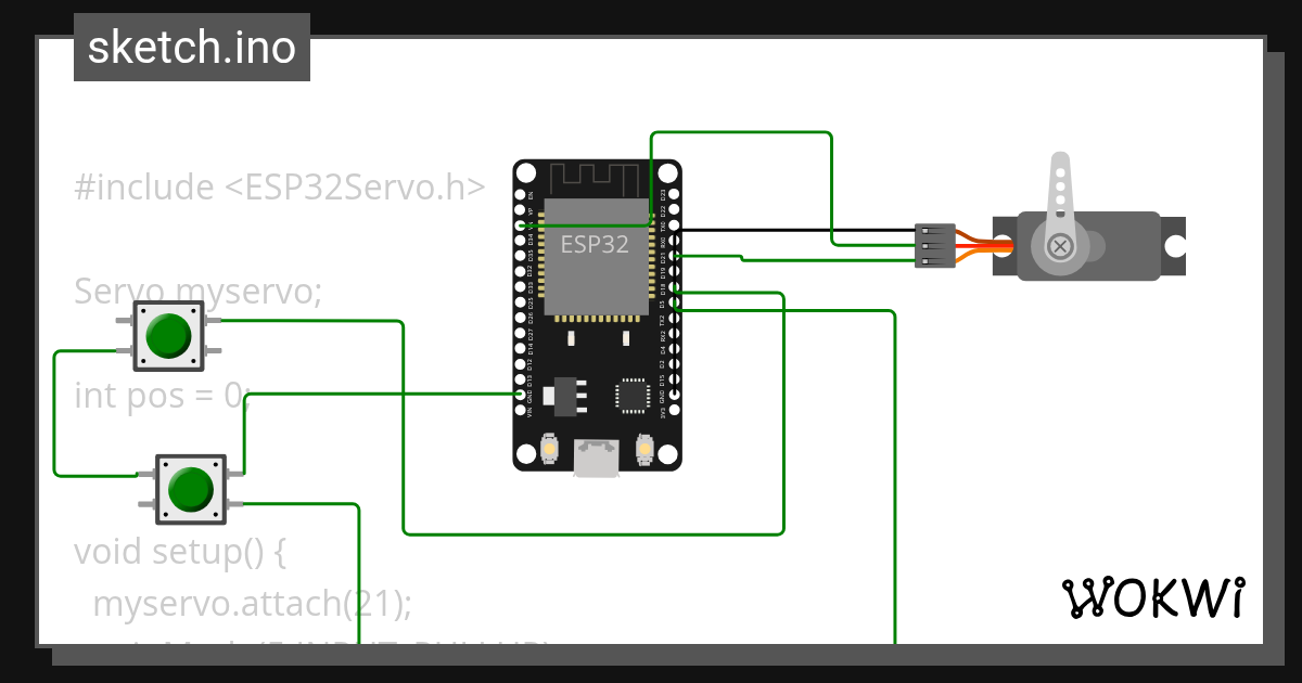 Ranim ben naser servo motor - Wokwi ESP32, STM32, Arduino Simulator