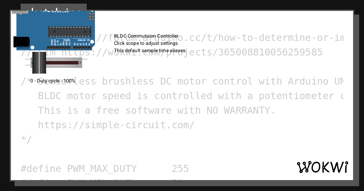 Forumbldccommutation Wokwi Esp32 Stm32 Arduino Simulator 5004