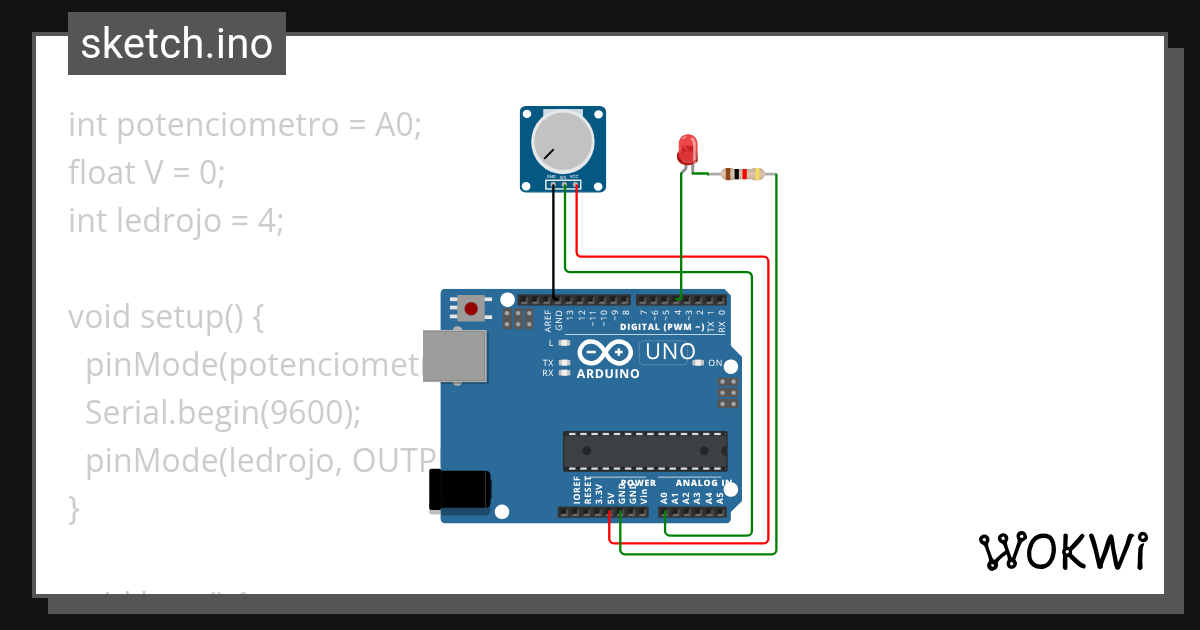 Entradas y Salidas Analógicas - Wokwi ESP32, STM32, Arduino Simulator Entradas y Salidas Analógicas - Wokwi ESP32, STM32, Arduino Simulator