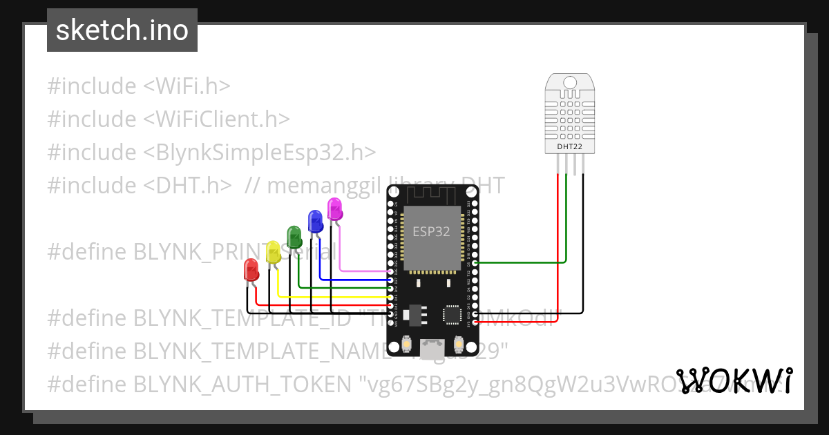TUGAS 29 - Wokwi ESP32, STM32, Arduino Simulator