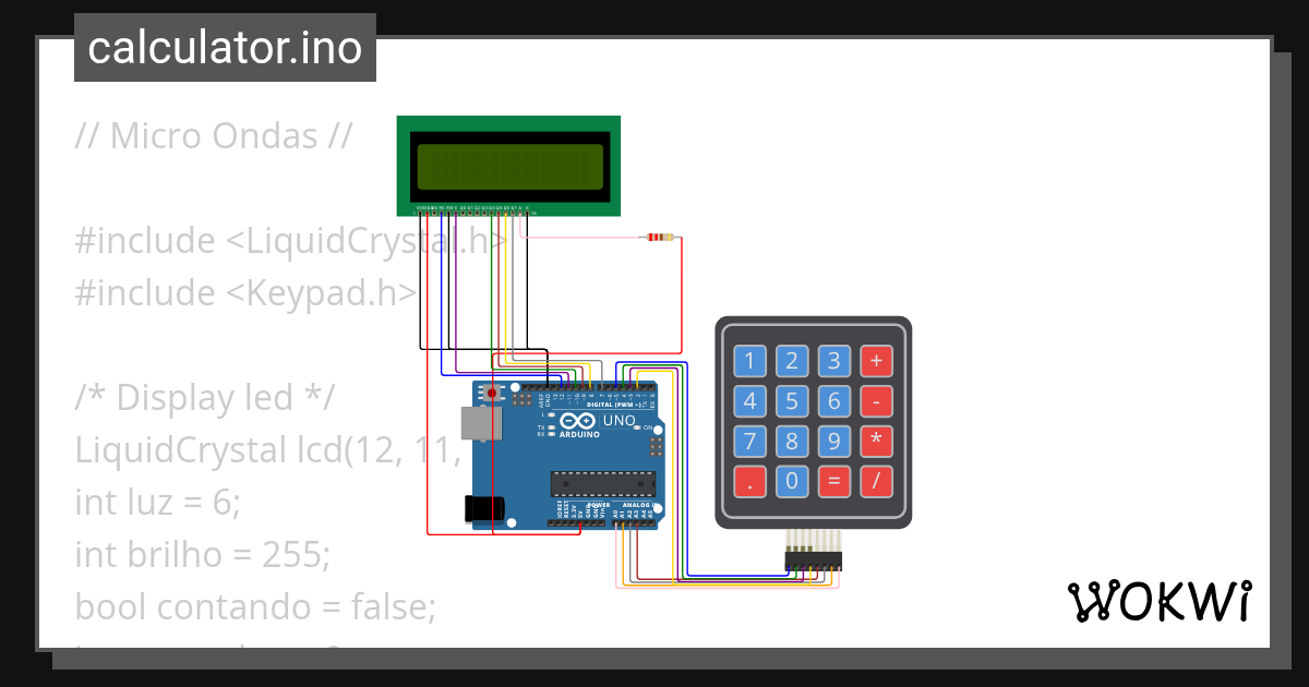 Time Microondas Wokwi Esp32 Stm32 Arduino Simulator 3536