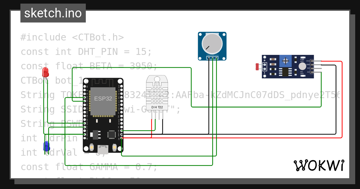Telegram Ult Wokwi Esp32 Stm32 Arduino Simulator