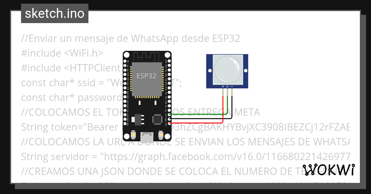 ESP32 Ponce - Wokwi ESP32, STM32, Arduino Simulator