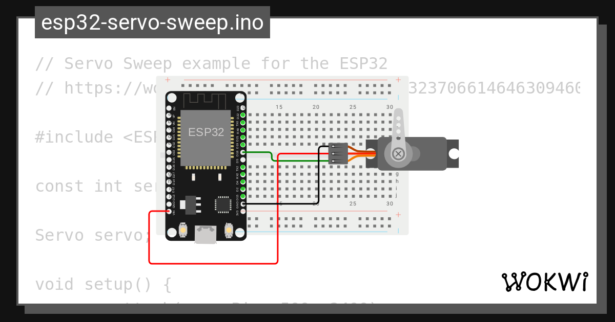Esp32 Servo O Copy Copy Wokwi Esp32 Stm32 Arduino Simulator 3020