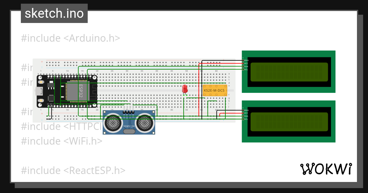 UPx Fountain Prototype v2 - Wokwi ESP32, STM32, Arduino Simulator