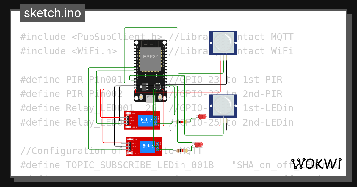 Pop Pir Wokwi Esp32 Stm32 Arduino Simulator