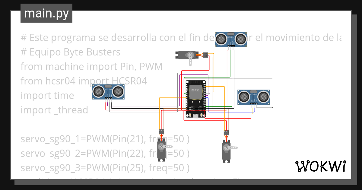 Byte Busta¿ers - Wokwi ESP32, STM32, Arduino Simulator