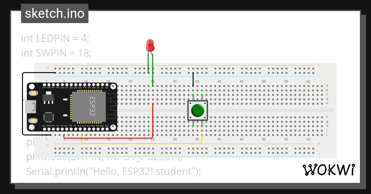 ใบงานที่1 Wokwi Esp32 Stm32 Arduino Simulator 0500