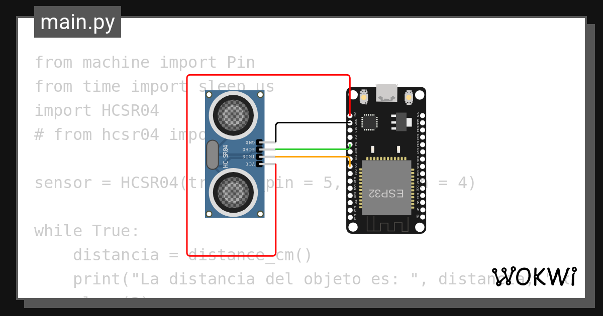 Hcsro4 Wokwi Esp32 Stm32 Arduino Simulator