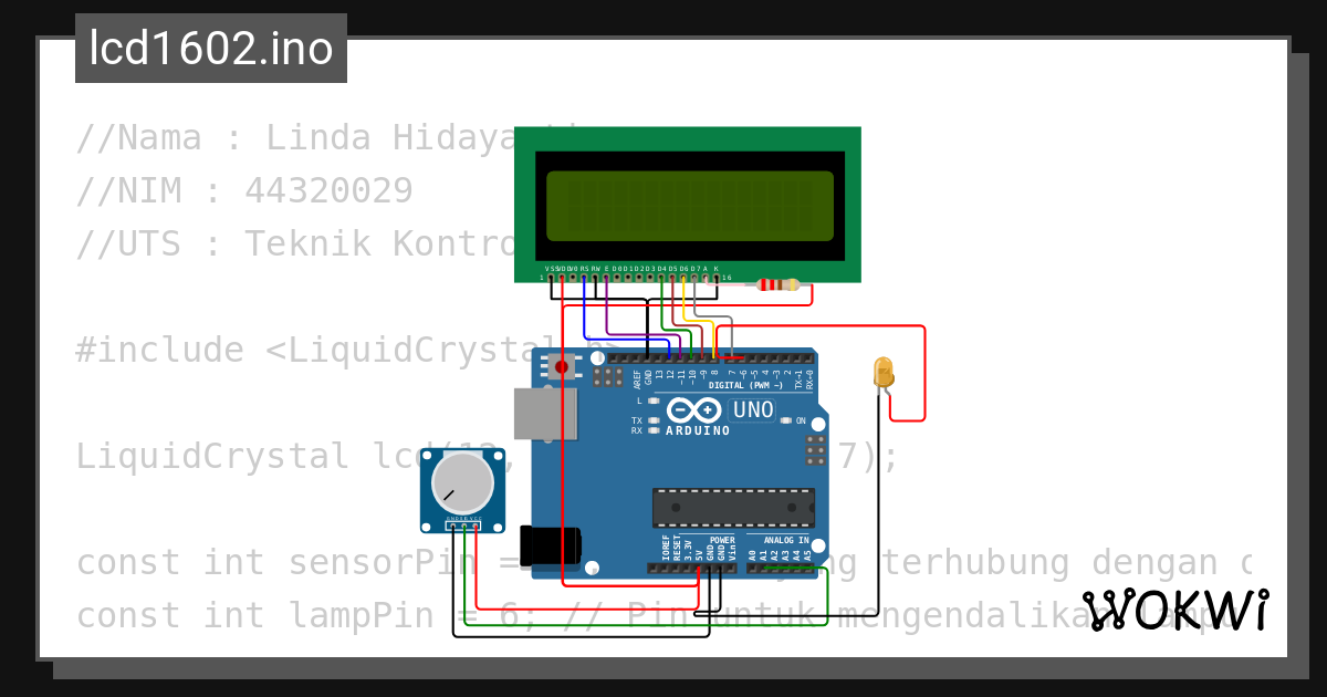 Uts Linda Hidayanti Wokwi Esp32 Stm32 Arduino Simulator
