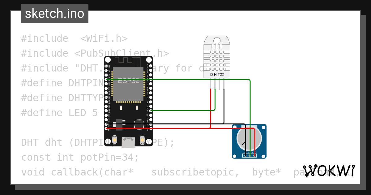 Remote Gas Pipeline Tunnel Temperature Monitoring System Wokwi Esp32 Stm32 Arduino Simulator