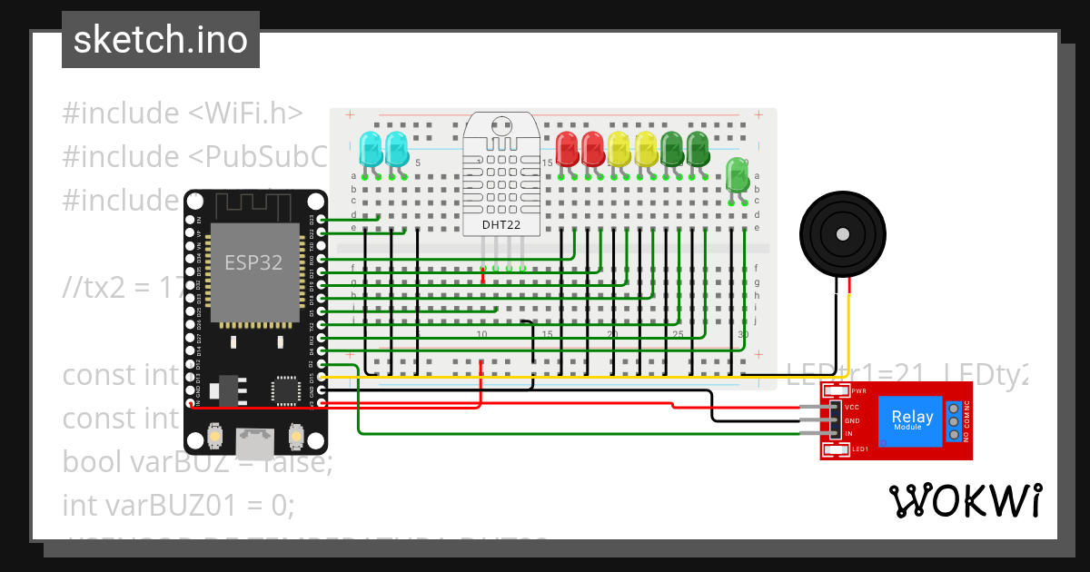 projeto 4.1 - Wokwi ESP32, STM32, Arduino Simulator