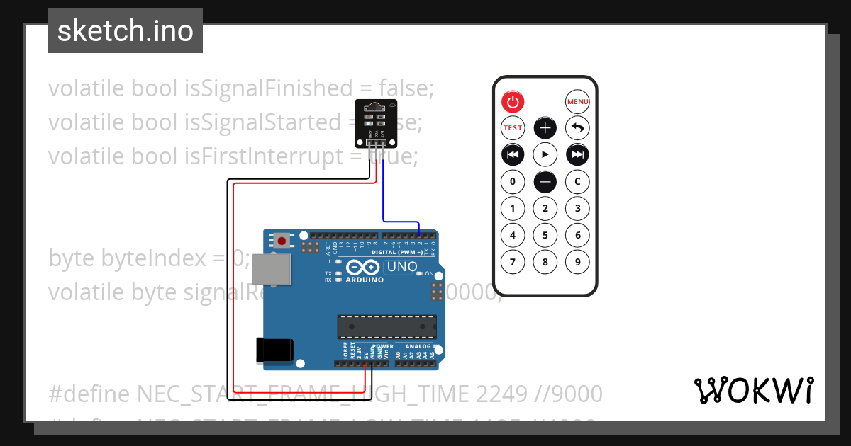 Ir Receiverprototype Wokwi Esp32 Stm32 Arduino Simulator 2486