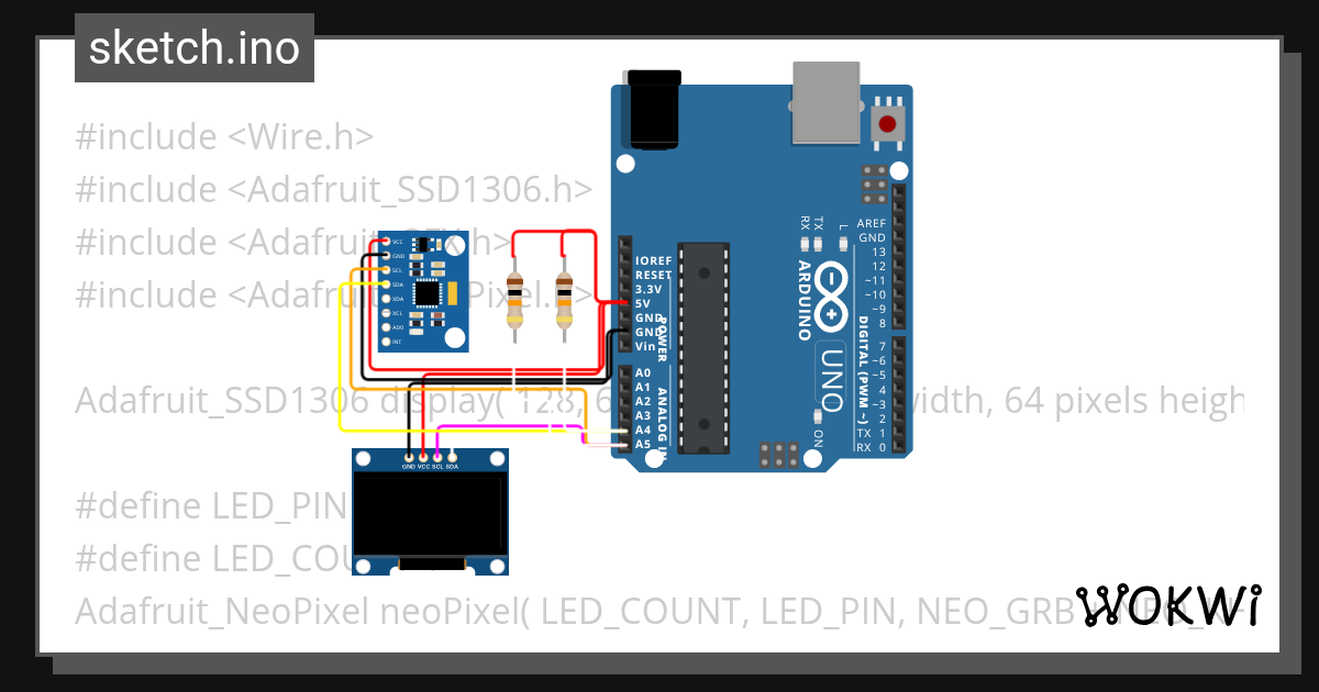 Khairun Nisa_210180104_A3_Modul 12 - Wokwi ESP32, STM32, Arduino Simulator
