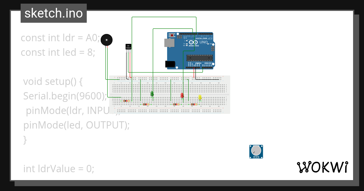5 Temperature Sensor With Buzzer Wokwi Esp32 Stm32 Arduino Simulator