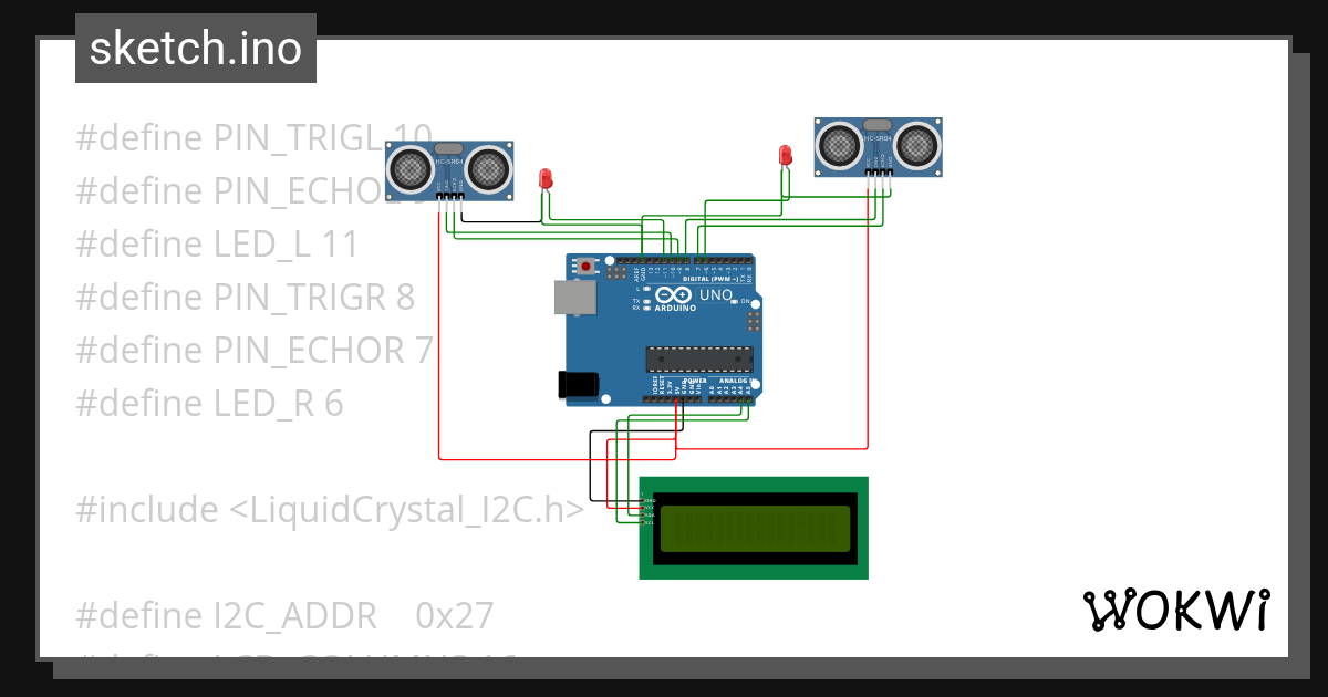 Smart Parking System Wokwi Esp32 Stm32 Arduino Simulator
