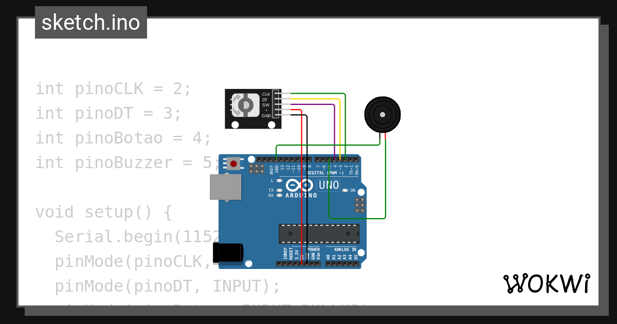 Exemploencoderrotativo Willian Pt302654x Wokwi Esp32 Stm32 Arduino Simulator