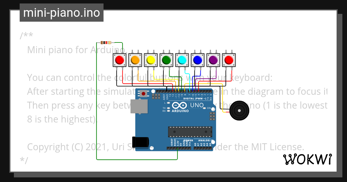 mini-piano.ino Copy - Wokwi ESP32, STM32, Arduino Simulator