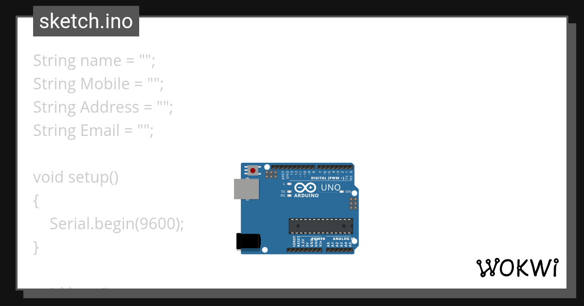 serialinput - Wokwi ESP32, STM32, Arduino Simulator