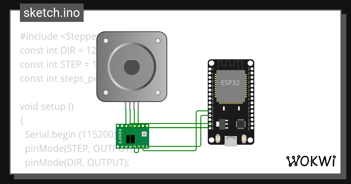 MODUL4 STEPPER NO.2 - Wokwi ESP32, STM32, Arduino Simulator