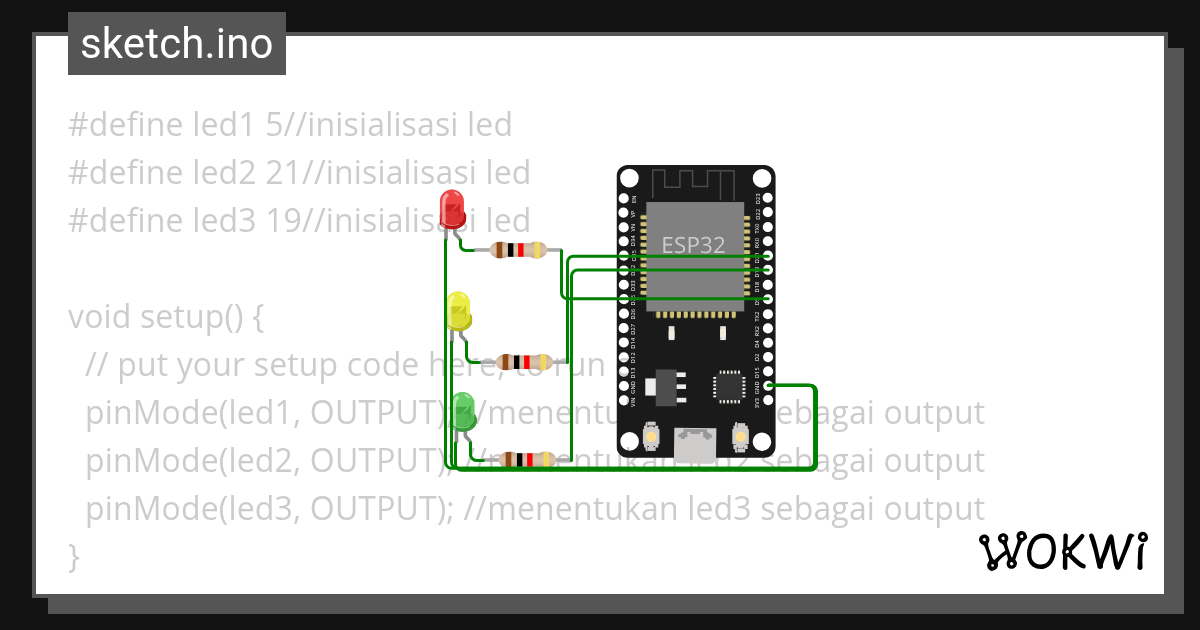 Traffic Light Signal 2 Copy - Wokwi ESP32, STM32, Arduino Simulator