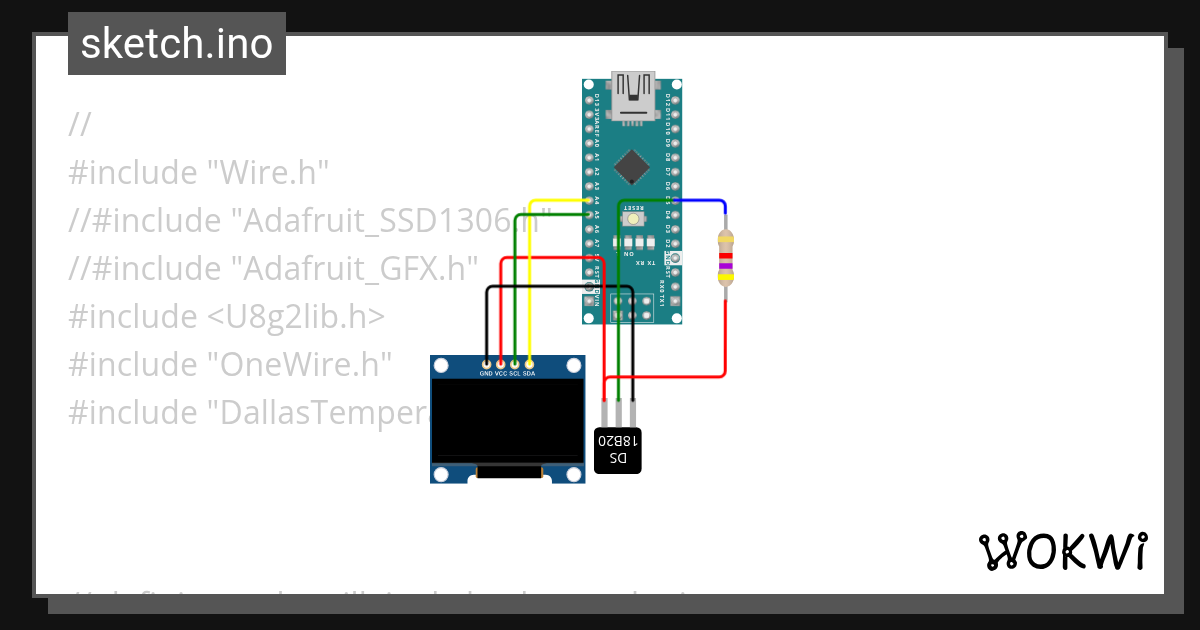 termómetro bebe - Wokwi ESP32, STM32, Arduino Simulator