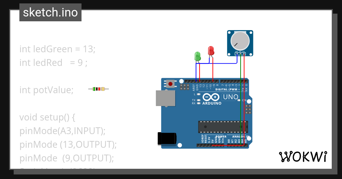 while functie - Wokwi ESP32, STM32, Arduino Simulator
